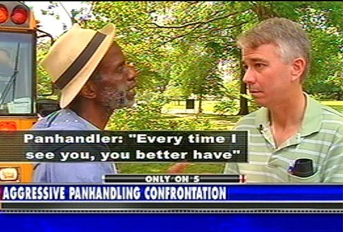 Memphis Flyer | Commissioner Mulroy Has Close Shave With Panhandler